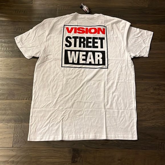 Vision Street Wear | Shirts | Vision Street Wear Vsw T Shirt White ...